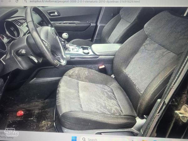 Peugeot 3008 2010 in Taurage, with an engine capacity of 2.00 L and mileage of 300 thousand km for 2700 €, photo 5 on AUTOMOTO.COM.LV