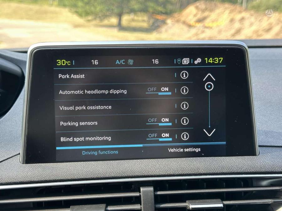 Peugeot 3008 2020 Kauņa, ar dzinēja tilpumu 1.60 L un nobraukumu 162 tūkst. km par 14950 €, foto 14 vietnē AUTOMOTO.COM.LV