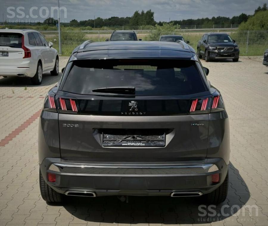 Peugeot 3008 2021 in Vilnius, with an engine capacity of 1.60 L and mileage of 93 thousand km for 23999 €, photo 5 on AUTOMOTO.COM.LV