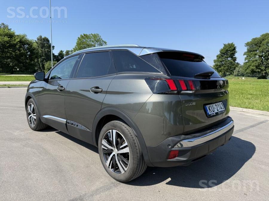 Zaļš Peugeot 3008 2017 Rīga, ar dzinēja tilpumu 1.60 L un nobraukumu 127 tūkst. km par 10500 €, foto 3 vietnē AUTOMOTO.COM.LV