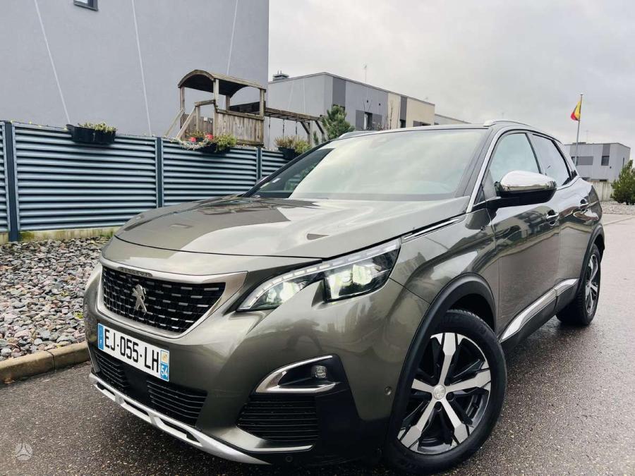 Zaļš Peugeot 3008 2018 Kauņa, ar dzinēja tilpumu 2.00 L un nobraukumu 269 tūkst. km par 13990 €, foto 1 vietnē AUTOMOTO.COM.LV