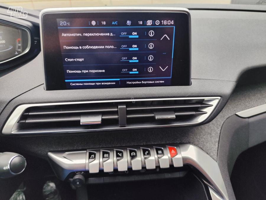Zaļš Peugeot 3008 2018 Šauļi, ar dzinēja tilpumu 1.50 L un nobraukumu 257 tūkst. km par 11950 €, foto 13 vietnē AUTOMOTO.COM.LV