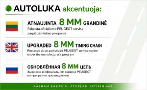Green Peugeot 3008 2018 in Marijampole, with an engine capacity of 1.50 L and mileage of 181 thousand km for 15367 €, photo 6 on AUTOMOTO.COM.LV