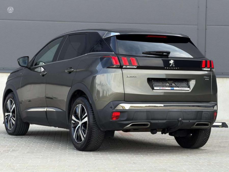 Green Peugeot 3008 2018 in Siauliai, with an engine capacity of 1.60 L and mileage of 181 thousand km for 12590 €, photo 8 on AUTOMOTO.COM.LV
