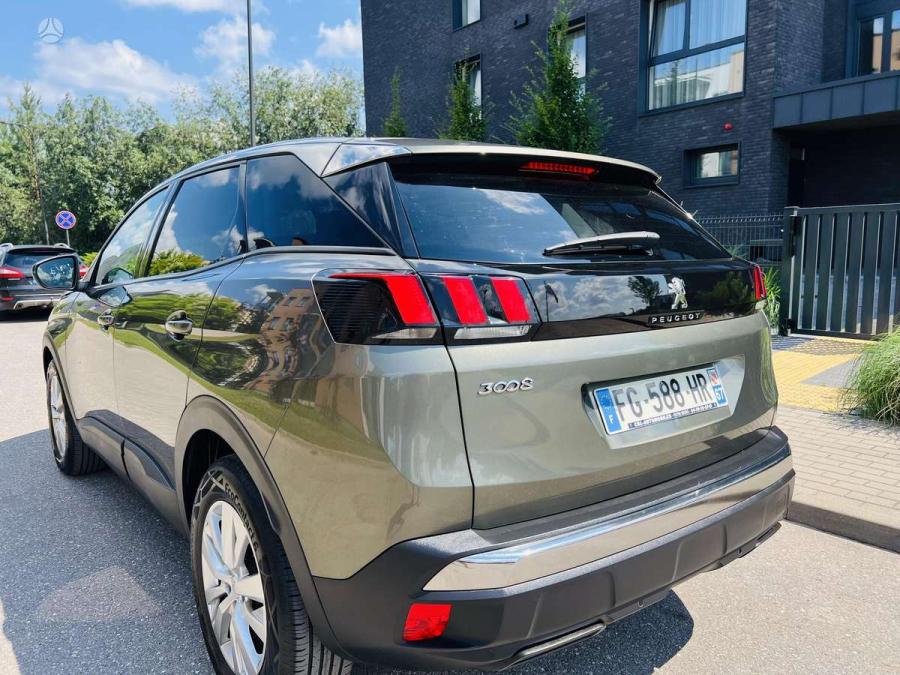 Zaļš Peugeot 3008 2020 Kauņa, ar dzinēja tilpumu 1.50 L un nobraukumu 170 tūkst. km par 11750 €, foto 9 vietnē AUTOMOTO.COM.LV