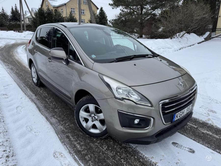Green Peugeot 3008 2015 in Vilnius, with an engine capacity of 1.60 L and mileage of 280 thousand km for 4850 €, photo 4 on AUTOMOTO.COM.LV