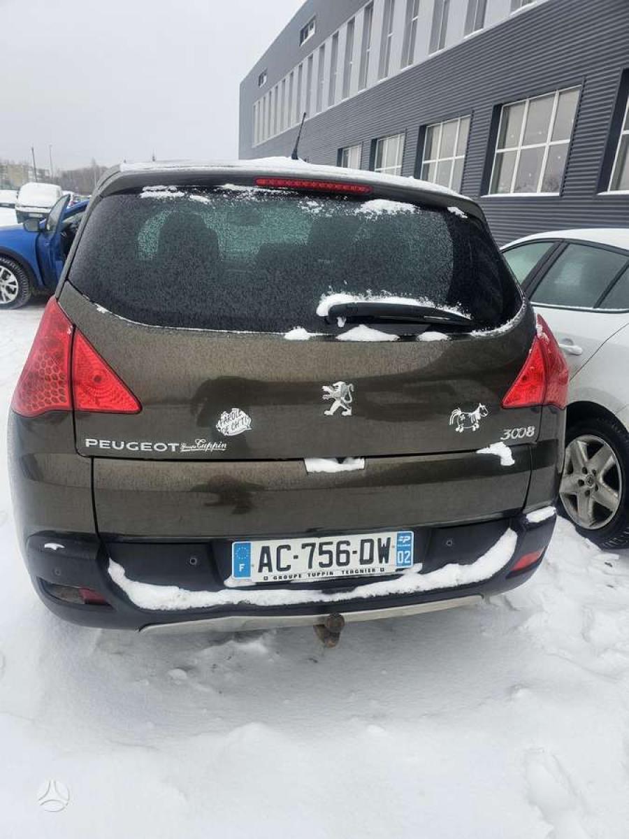 Grey Peugeot 3008 2009 in Taurage, with an engine capacity of 1.56 L and mileage of 280 thousand km for 2800 €, photo 6 on AUTOMOTO.COM.LV