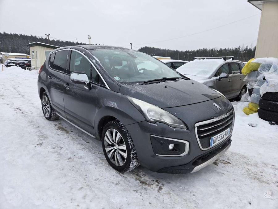 Pelēks Peugeot 3008 2014 Viļņa, ar dzinēja tilpumu 1.56 L un nobraukumu 230 tūkst. km par 5700 €, foto 3 vietnē AUTOMOTO.COM.LV