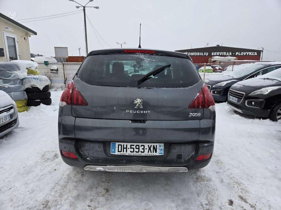 Pelēks Peugeot 3008 2014 Viļņa, ar dzinēja tilpumu 1.56 L un nobraukumu 230 tūkst. km par 5700 €, foto 5 vietnē AUTOMOTO.COM.LV