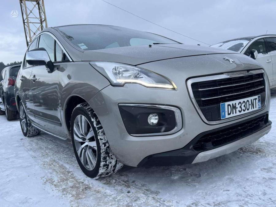 Pelēks Peugeot 3008 2014 Viļņa, ar dzinēja tilpumu 1.56 L un nobraukumu 237 tūkst. km par 5500 €, foto 3 vietnē AUTOMOTO.COM.LV