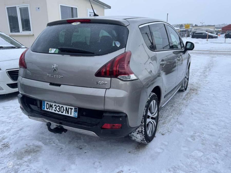 Pelēks Peugeot 3008 2014 Viļņa, ar dzinēja tilpumu 1.56 L un nobraukumu 237 tūkst. km par 5500 €, foto 4 vietnē AUTOMOTO.COM.LV