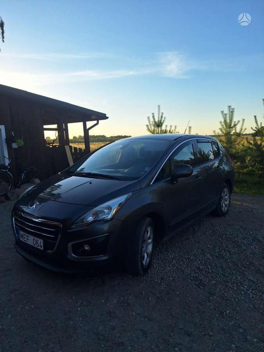 Pelēks Peugeot 3008 2014 Panevēža, ar dzinēja tilpumu 1.56 L un nobraukumu 240 tūkst. km par 5700 €, foto 10 vietnē AUTOMOTO.COM.LV