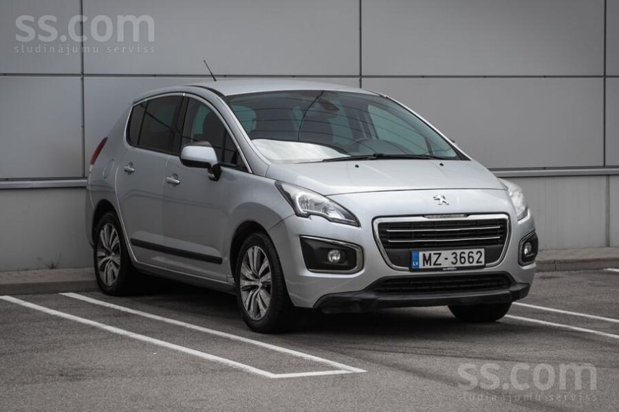 Grey Peugeot 3008 2014 in Riga, with an engine capacity of 1.60 L and mileage of 171 thousand km for 4990 €, photo 4 on AUTOMOTO.COM.LV
