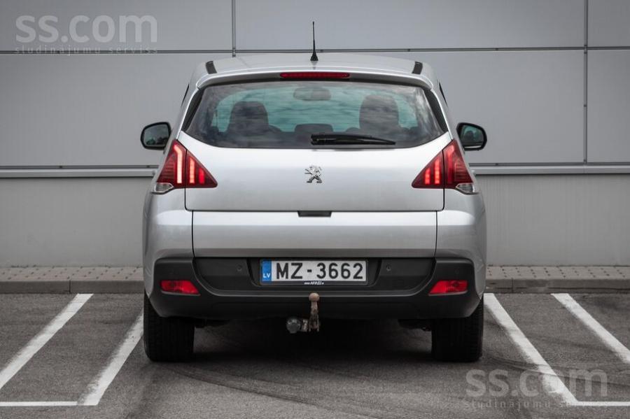 Grey Peugeot 3008 2014 in Riga, with an engine capacity of 1.60 L and mileage of 171 thousand km for 4990 €, photo 6 on AUTOMOTO.COM.LV