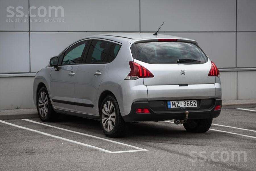 Grey Peugeot 3008 2014 in Riga, with an engine capacity of 1.60 L and mileage of 171 thousand km for 4990 €, photo 7 on AUTOMOTO.COM.LV