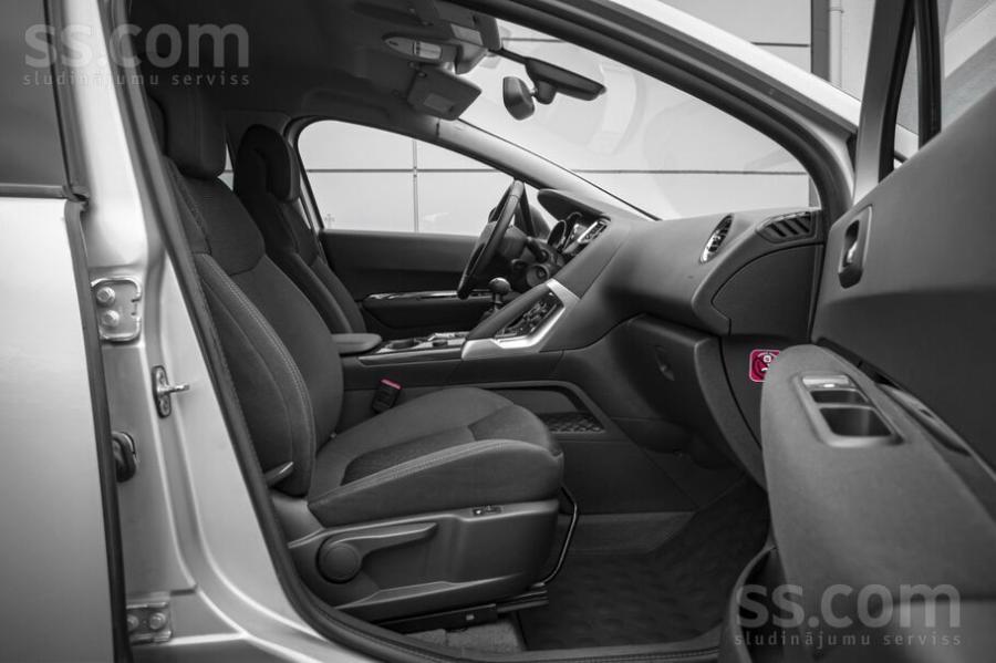 Grey Peugeot 3008 2014 in Riga, with an engine capacity of 1.60 L and mileage of 171 thousand km for 4990 €, photo 9 on AUTOMOTO.COM.LV