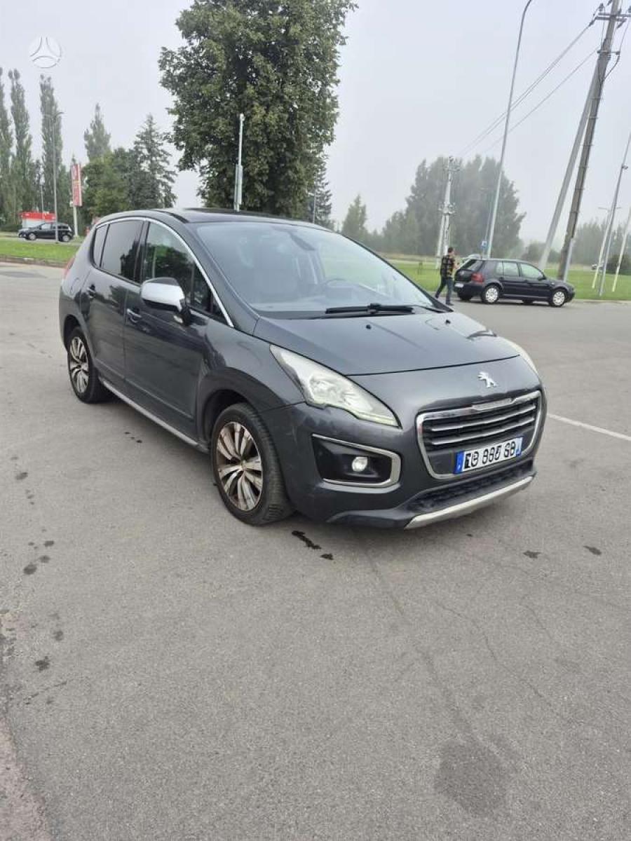 Grey Peugeot 3008 2014 in Taurage, with an engine capacity of 1.60 L and mileage of 214 thousand km for 4700 €, photo 1 on AUTOMOTO.COM.LV