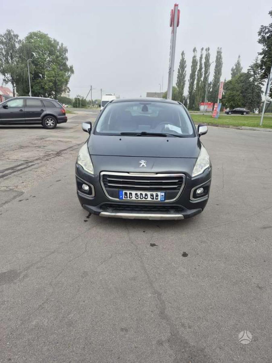 Grey Peugeot 3008 2014 in Taurage, with an engine capacity of 1.60 L and mileage of 214 thousand km for 4700 €, photo 4 on AUTOMOTO.COM.LV