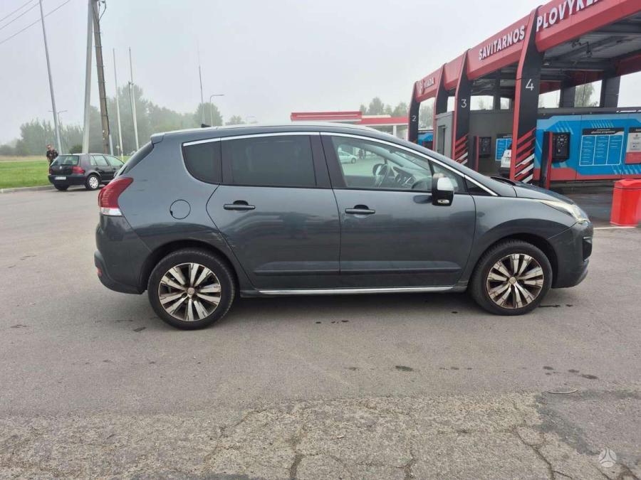 Grey Peugeot 3008 2014 in Taurage, with an engine capacity of 1.60 L and mileage of 214 thousand km for 4700 €, photo 5 on AUTOMOTO.COM.LV
