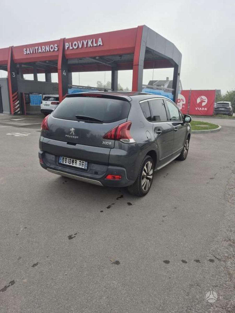 Grey Peugeot 3008 2014 in Taurage, with an engine capacity of 1.60 L and mileage of 214 thousand km for 4700 €, photo 6 on AUTOMOTO.COM.LV