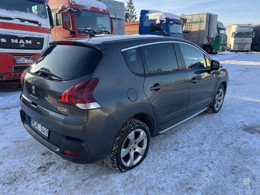 Pelēks Peugeot 3008 2015 Kauņa, ar dzinēja tilpumu 1.56 L un nobraukumu 227 tūkst. km par 3850 €, foto 4 vietnē AUTOMOTO.COM.LV