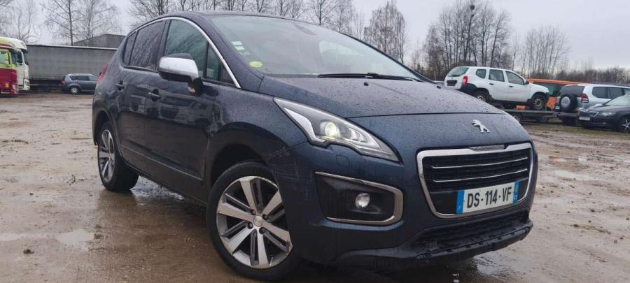 Grey Peugeot 3008 2015 in Kaunas, with an engine capacity of 1.56 L and mileage of 205 thousand km for 5150 €, photo 1 on AUTOMOTO.COM.LV