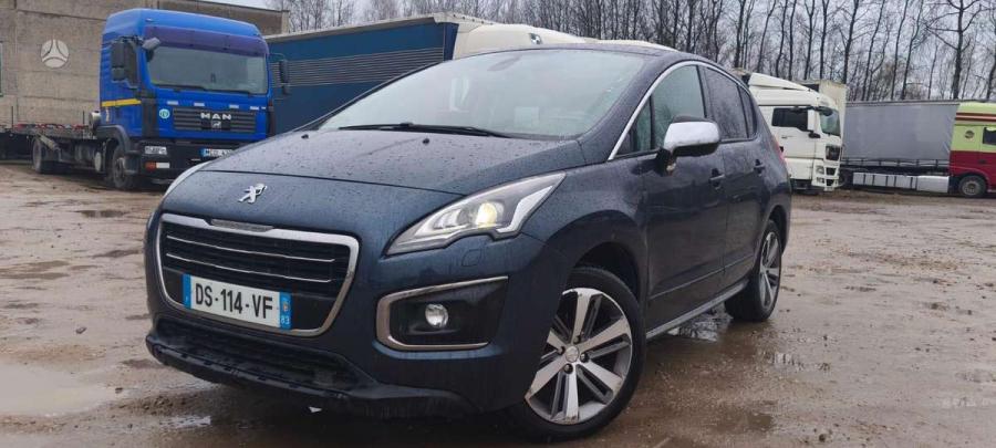 Grey Peugeot 3008 2015 in Kaunas, with an engine capacity of 1.56 L and mileage of 205 thousand km for 5150 €, photo 3 on AUTOMOTO.COM.LV