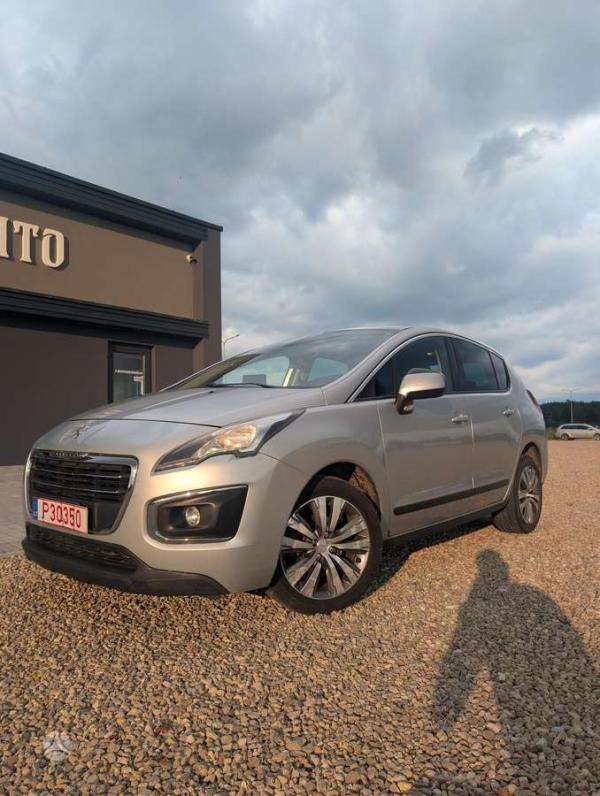 Grey Peugeot 3008 2015 in Taurage, with an engine capacity of 1.56 L and mileage of 225 thousand km for 4570 €, photo 2 on AUTOMOTO.COM.LV