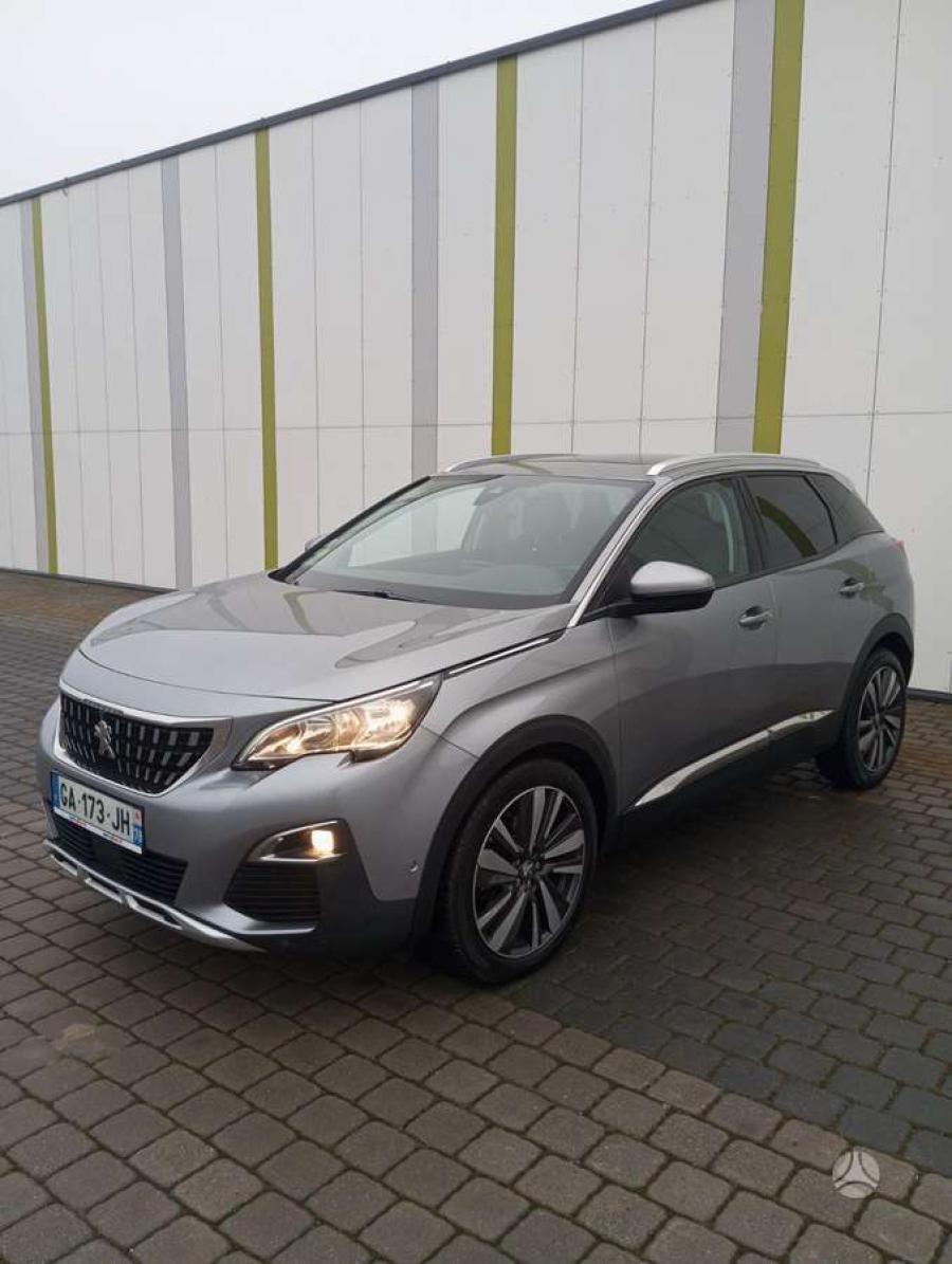 Pelēks Peugeot 3008 2016 Raseiniai, ar dzinēja tilpumu 1.56 L un nobraukumu 190 tūkst. km par 9900 €, foto 1 vietnē AUTOMOTO.COM.LV