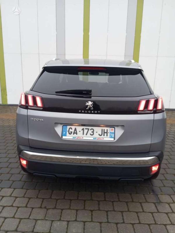 Grey Peugeot 3008 2016 in Raseiniai, with an engine capacity of 1.56 L and mileage of 190 thousand km for 9900 €, photo 5 on AUTOMOTO.COM.LV