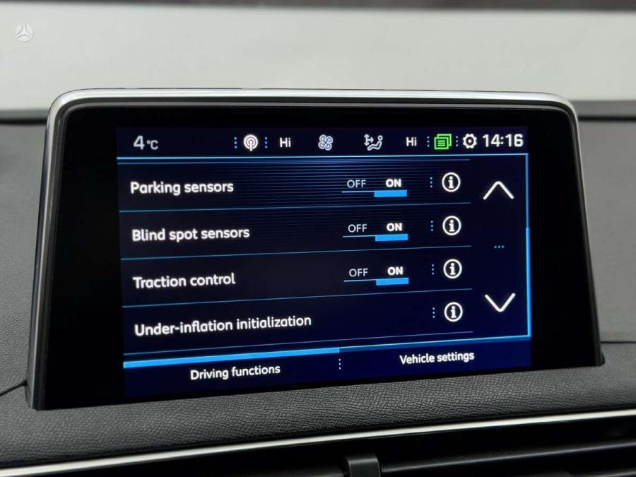 Серый Пежо 3008 2016 в Вильнюс, объемом двигателя 1.56 л и пробегом 302 тыс. км за 10999 €, фото 25 на AUTOMOTO.COM.LV