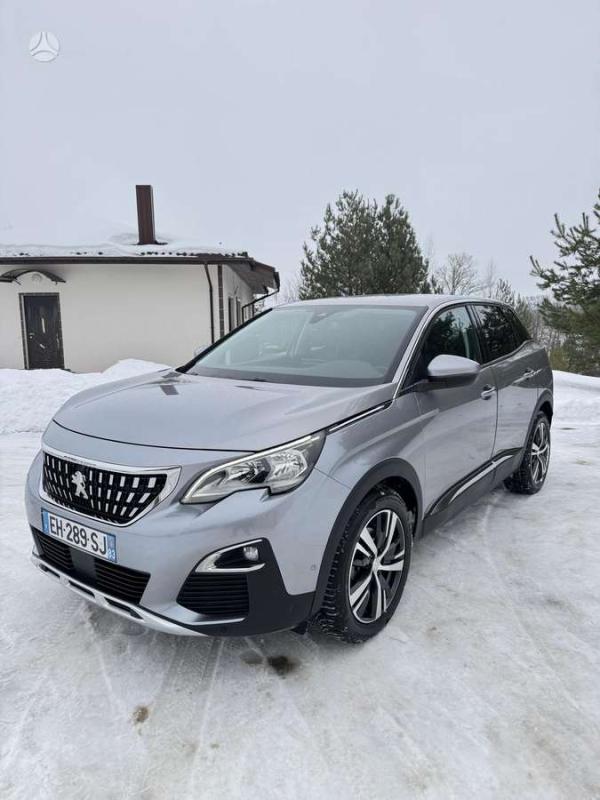 Grey Peugeot 3008 2016 in Vilnius, with an engine capacity of 1.20 L and mileage of 83 thousand km for 9850 €, photo 3 on AUTOMOTO.COM.LV