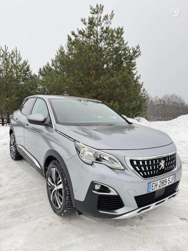 Grey Peugeot 3008 2016 in Vilnius, with an engine capacity of 1.20 L and mileage of 83 thousand km for 9850 €, photo 6 on AUTOMOTO.COM.LV