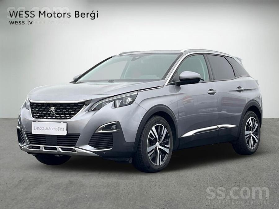 Grey Peugeot 3008 2016 in Riga, with an engine capacity of 1.60 L and mileage of 181 thousand km for 12990 €, photo 1 on AUTOMOTO.COM.LV