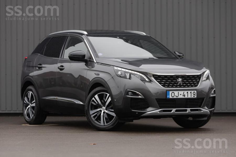 Grey Peugeot 3008 2017 in Jelgava, with an engine capacity of 1.20 L and mileage of 0 thousand km for 12300 €, photo 4 on AUTOMOTO.COM.LV