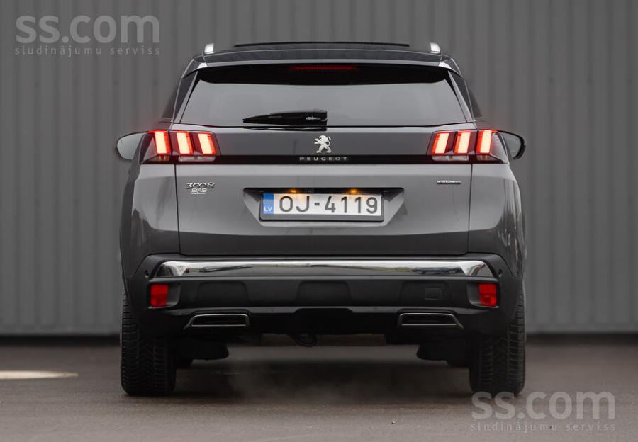 Grey Peugeot 3008 2017 in Jelgava, with an engine capacity of 1.20 L and mileage of 0 thousand km for 12300 €, photo 6 on AUTOMOTO.COM.LV