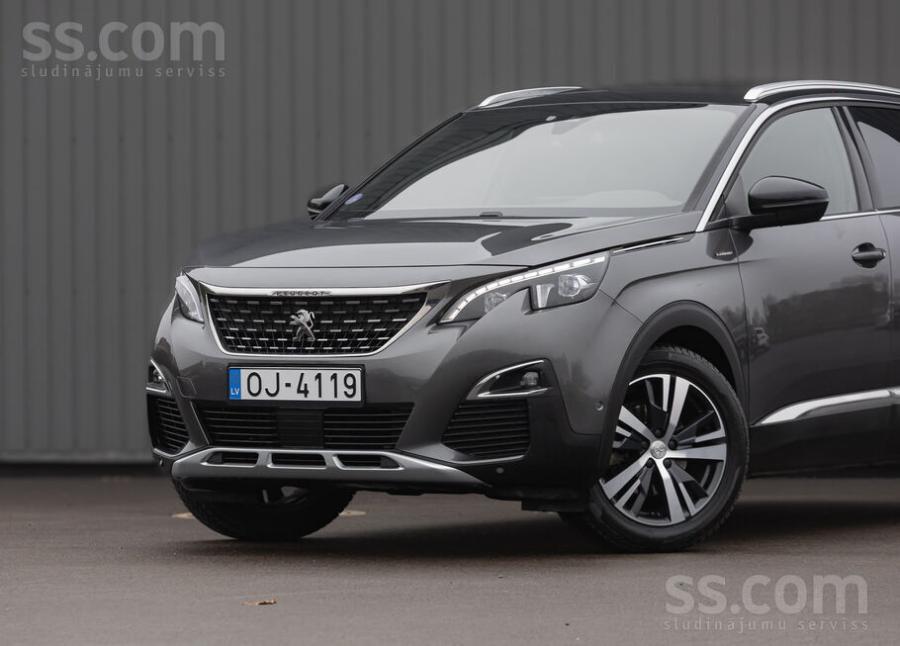 Grey Peugeot 3008 2017 in Jelgava, with an engine capacity of 1.20 L and mileage of 0 thousand km for 11850 €, photo 2 on AUTOMOTO.COM.LV
