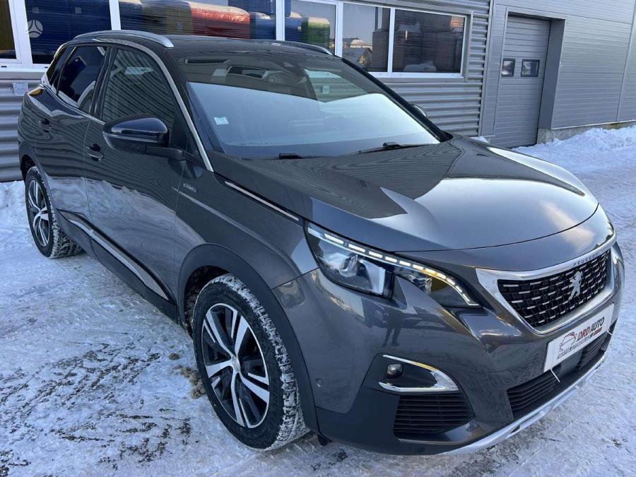 Grey Peugeot 3008 2017 in Vilnius, with an engine capacity of 1.20 L and mileage of 134 thousand km for 11900 €, photo 1 on AUTOMOTO.COM.LV
