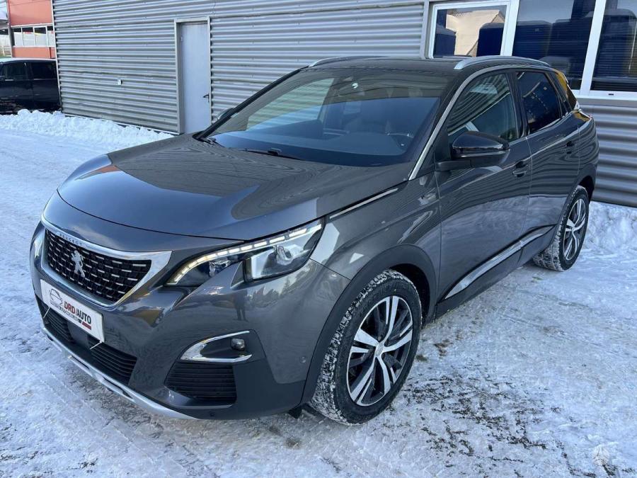 Grey Peugeot 3008 2017 in Vilnius, with an engine capacity of 1.20 L and mileage of 134 thousand km for 11900 €, photo 2 on AUTOMOTO.COM.LV