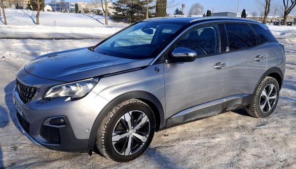Grey Peugeot 3008 2017 in Taurage, with an engine capacity of 1.20 L and mileage of 130 thousand km for 10200 €, photo 1 on AUTOMOTO.COM.LV