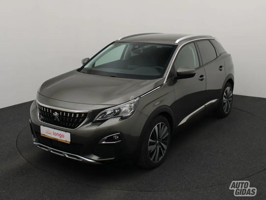 Grey Peugeot 3008 2017 in Vilnius, with an engine capacity of 1.20 L and mileage of 130 thousand km for 11299 €, photo 1 on AUTOMOTO.COM.LV