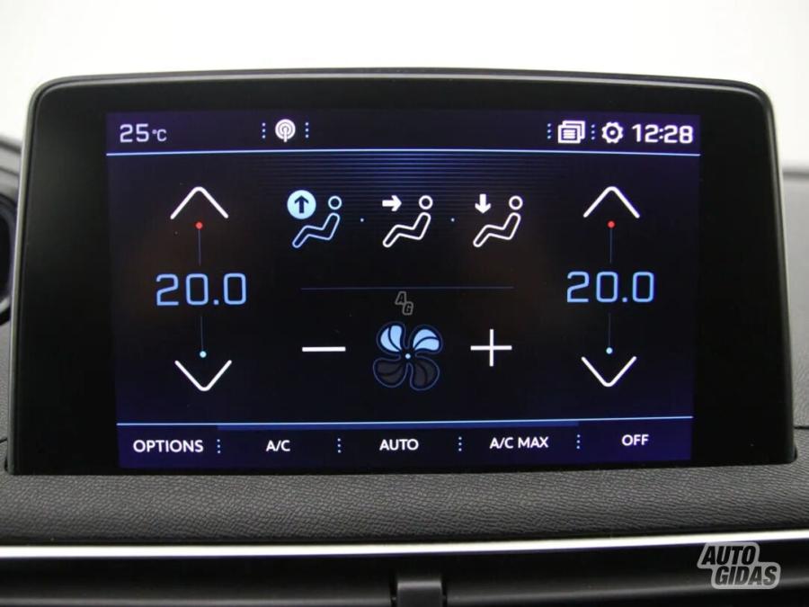 Grey Peugeot 3008 2017 in Vilnius, with an engine capacity of 1.20 L and mileage of 130 thousand km for 11299 €, photo 21 on AUTOMOTO.COM.LV