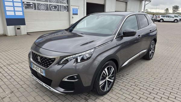 Grey Peugeot 3008 2017 in Marijampole, with an engine capacity of 1.20 L and mileage of 112 thousand km for 9700 €, photo 1 on AUTOMOTO.COM.LV