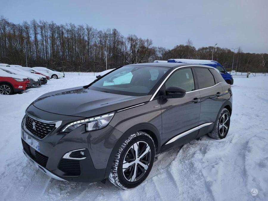 Pelēks Peugeot 3008 2018 Tauragė, ar dzinēja tilpumu 1.50 L un nobraukumu 163 tūkst. km par 13800 €, foto 1 vietnē AUTOMOTO.COM.LV