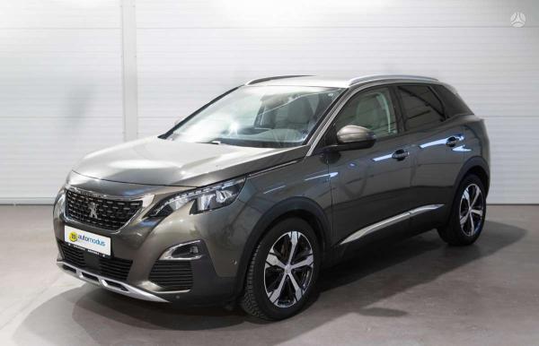 Pelēks Peugeot 3008 2018 Viļņa, ar dzinēja tilpumu 1.20 L un nobraukumu 109 tūkst. km par 14500 €, foto 1 vietnē AUTOMOTO.COM.LV