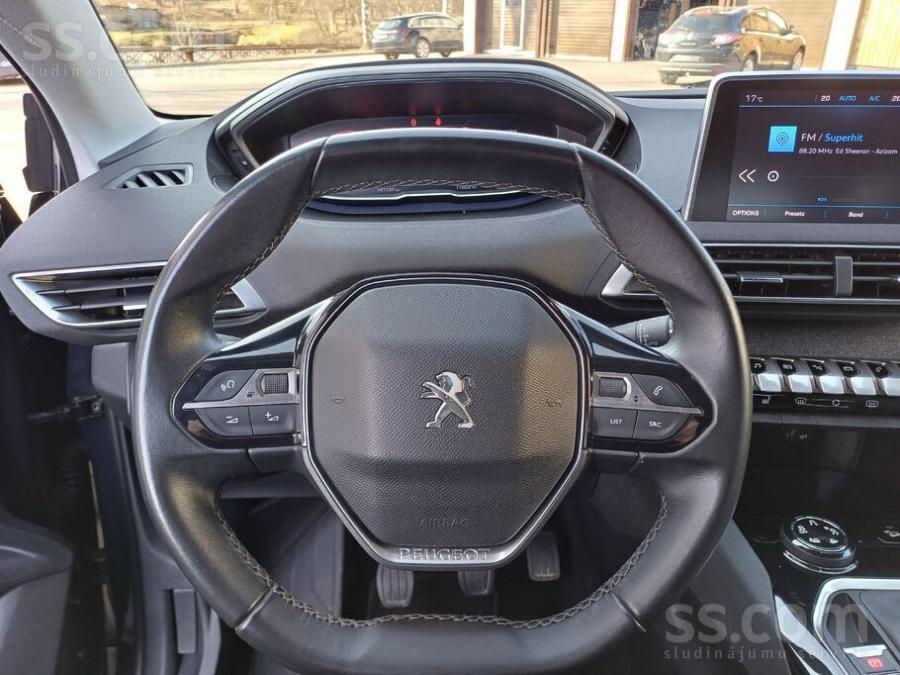 Pelēks Peugeot 3008 2018 Valmiera, ar dzinēja tilpumu 1.20 L un nobraukumu 141 tūkst. km par 12500 €, foto 17 vietnē AUTOMOTO.COM.LV