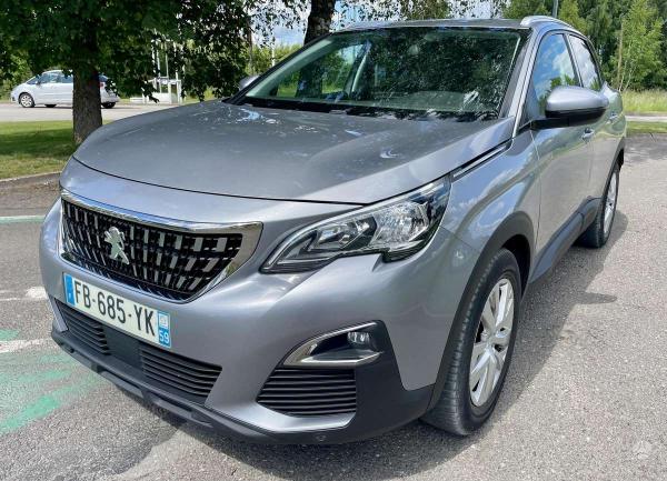 Pelēks Peugeot 3008 2018 Tauragė, ar dzinēja tilpumu 1.50 L un nobraukumu 237 tūkst. km par 8599 €, foto 1 vietnē AUTOMOTO.COM.LV