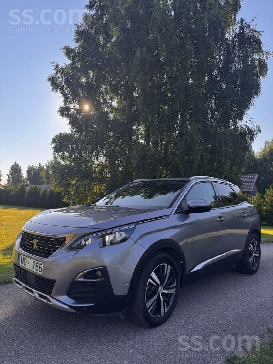 Grey Peugeot 3008 2018 in Riga, with an engine capacity of 1.60 L and mileage of 232 thousand km for 11600 €, photo 1 on AUTOMOTO.COM.LV