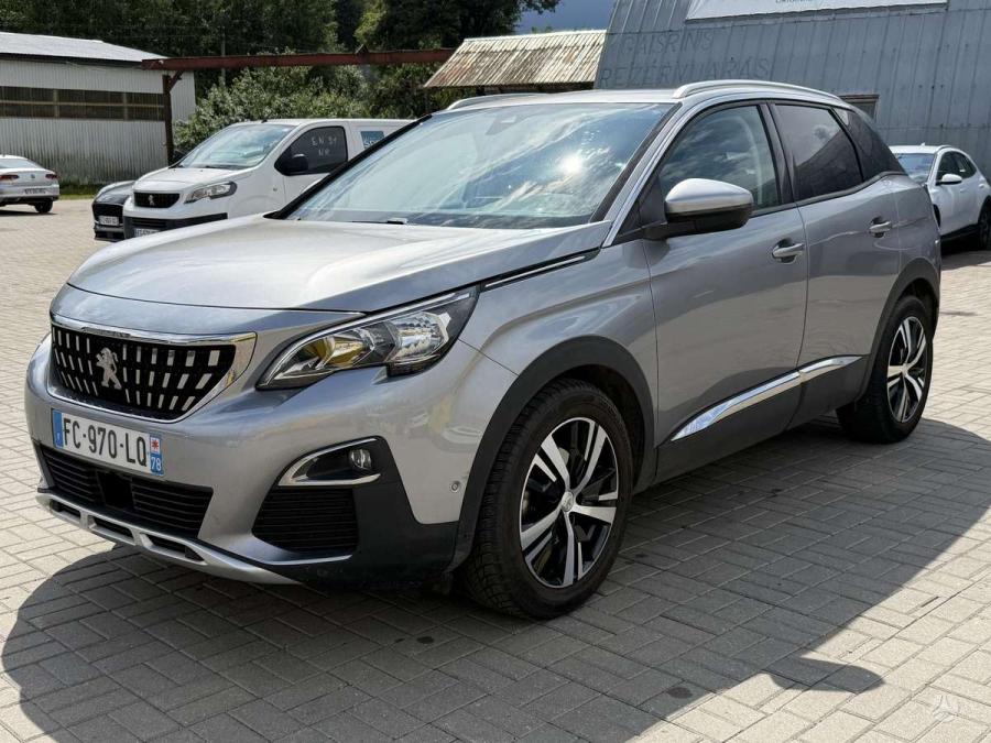 Pelēks Peugeot 3008 2018 Kauņa, ar dzinēja tilpumu 1.50 L un nobraukumu 184 tūkst. km par 11132 €, foto 1 vietnē AUTOMOTO.COM.LV