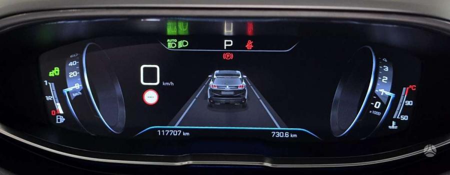 Pelēks Peugeot 3008 2018 Šauļi, ar dzinēja tilpumu 1.20 L un nobraukumu 118 tūkst. km par 10900 €, foto 15 vietnē AUTOMOTO.COM.LV